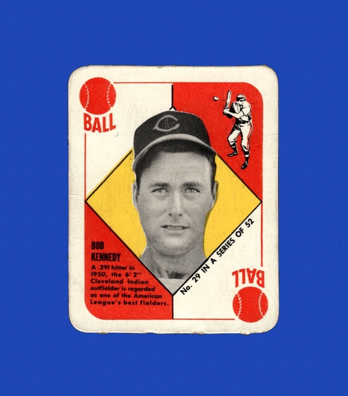1951 Topps Red Backs Set-Break # 29 Bob Kennedy LOW GRADE (filler ...