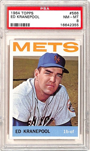 Ed Kranepool 1964 Topps Baseball Card #566 PSA 8 | eBay