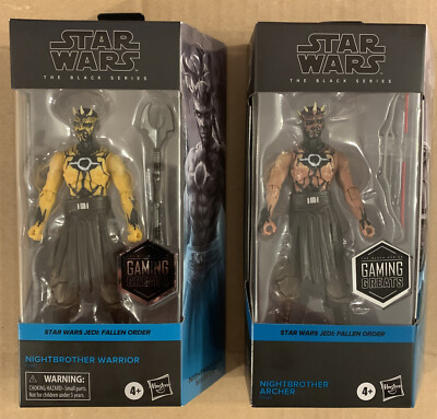 Hasbro Star Wars Jedi: Fallen Order Gaming Greats Nightbrother Warrior ...