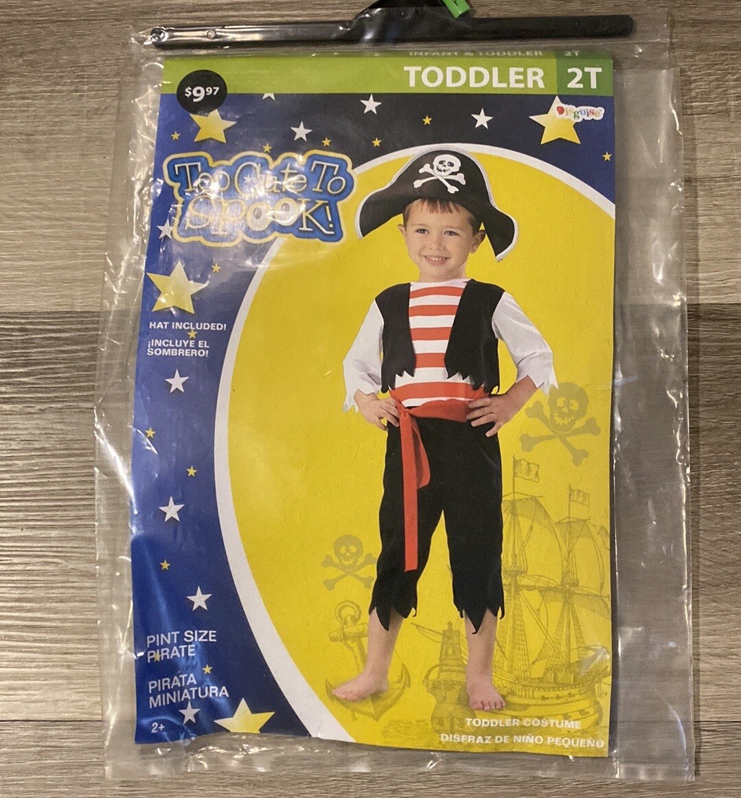 Disguise Toddler Mini Pirate Halloween Costume Size … - Gem