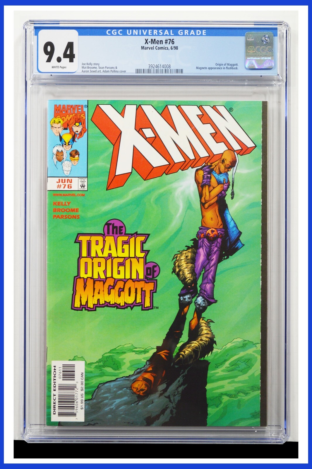 X-Men #76 CGC Graded 9.4 Marvel June 1998 White Pages Comic Book. | eBay