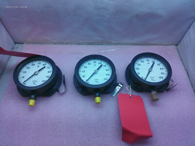 LOT OF 3, ASHCROFT, AMC 4296, DURAGAUGE, RANGE: 0-100 PSIG (F) | eBay