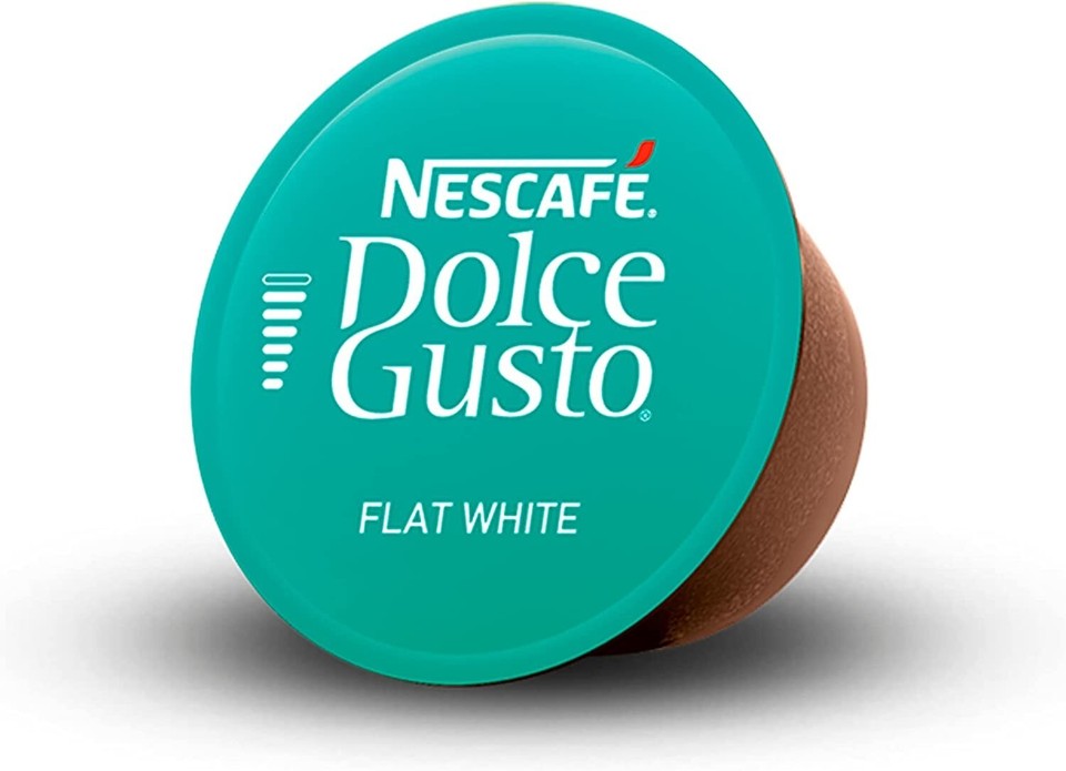 Nescafe Dolce Gusto Flat White Coffee Pods,16 Count (Pack of 3) Free ...