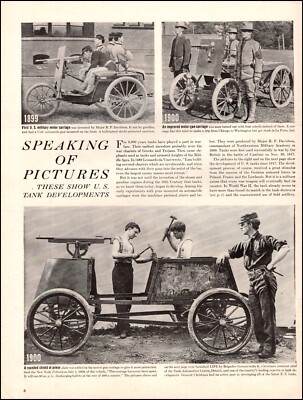 1943 WW2 Article U.S. TANK DEVELOPMENT 1899-1943 M-4 Sherman 12 shown ...