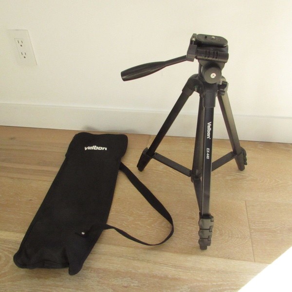 Velbon EX-440 4-stage 3Way Head Quick Aluminum Tripod Case 60" for sale ...