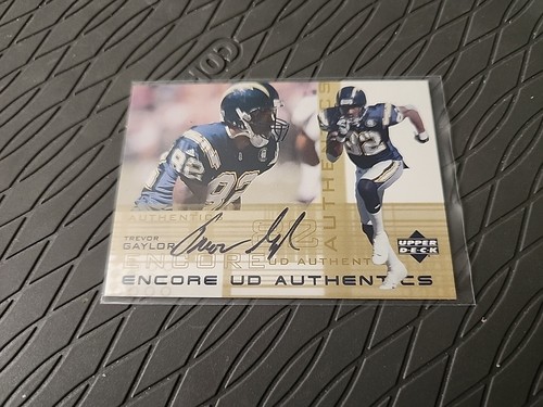 (AUTO) Trevor Gaylor 2000 UPPERDECK ENCORE Football Card | eBay