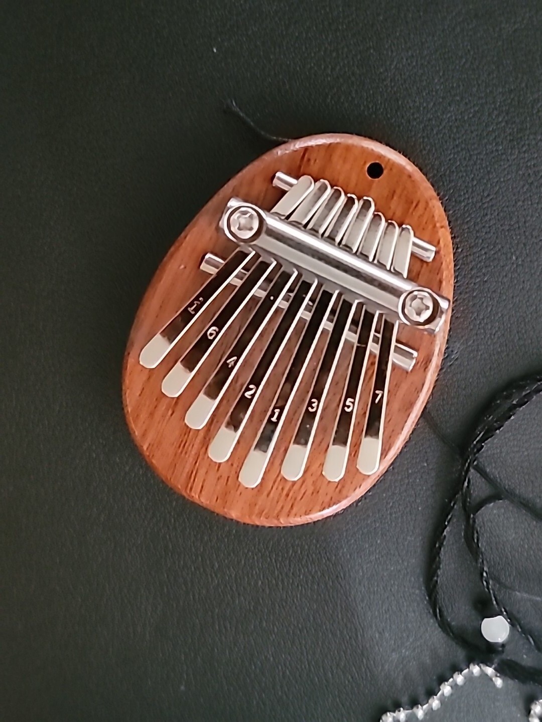 Mini Kalimba 8 Key Thumb Piano 1 Pack Water Drop Style Cute Instrument ...