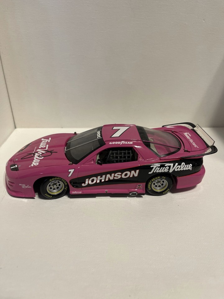 SIGNED JIMMIE JOHNSON 2003 1/24 PINK IROC BRICKYARD WIN PONTIAC ...