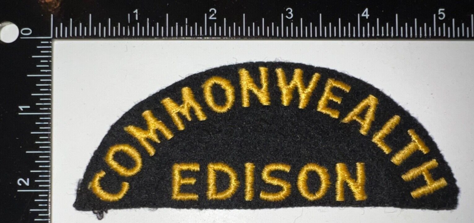 VINTAGE Commonwealth Edison Company Police Security Guard Patch | eBay