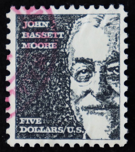 U.S. Used Stamp Scott #1295 $5 Moore, Superb. Face-Free CDS Cancel. Gem ...