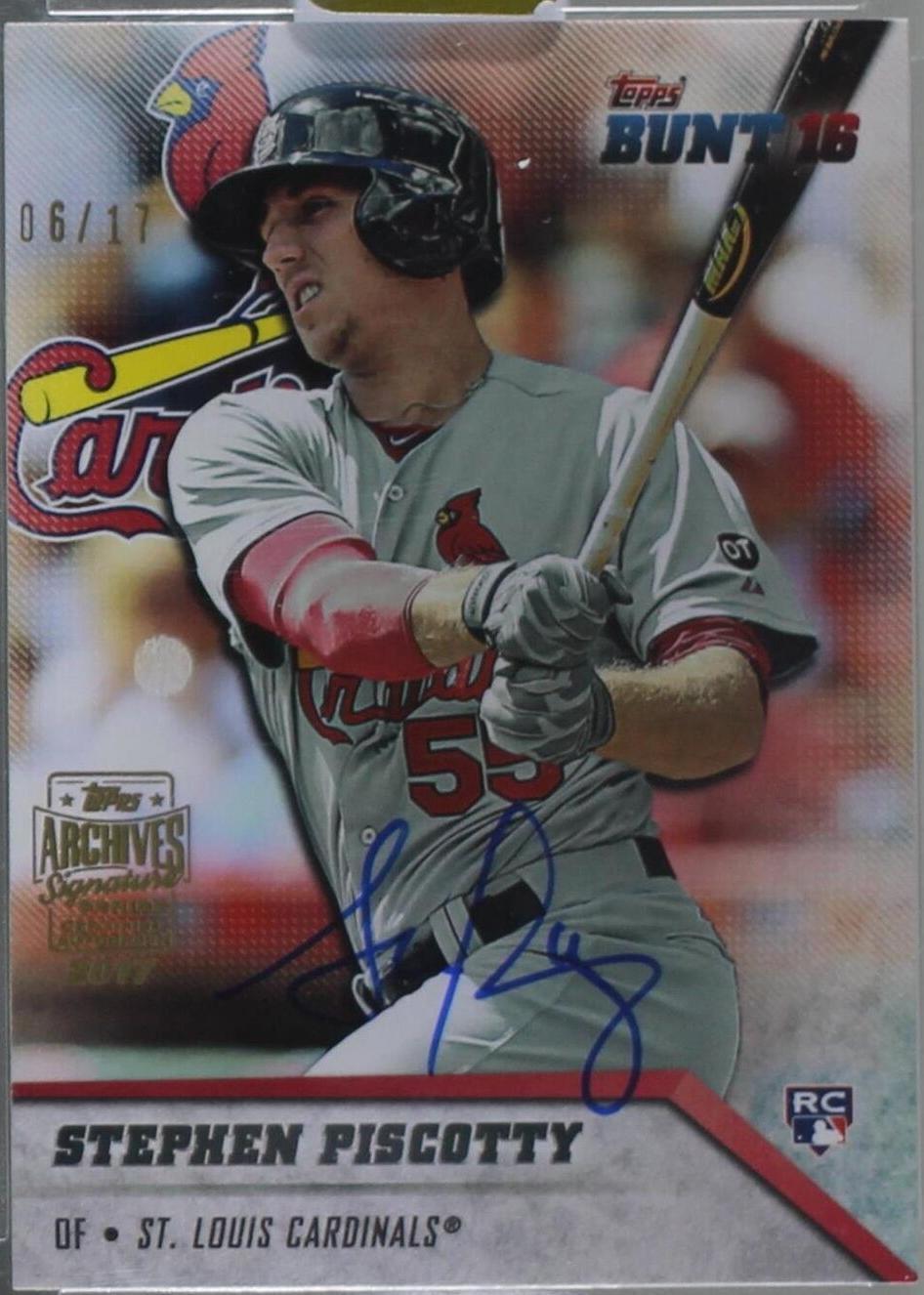 2017 Topps Archives All-Star Signature Edition Buybacks - Stephen ...