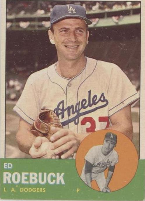 1963 Topps - Ed Roebuck #295 for sale online | eBay