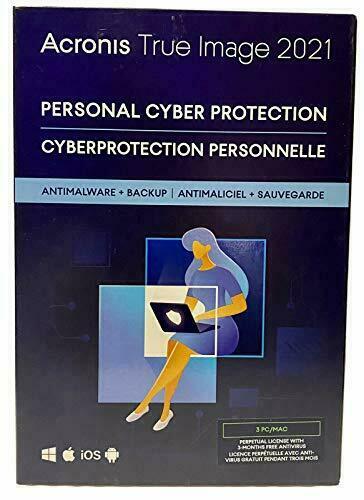 Acronis True Image 2021 PC/Mac Perpetual License Box (3 Users) for sale ...