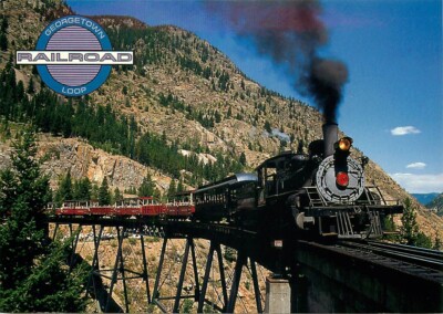 Postcard Georgetown Loop Railroad Narrow Gauge Railroad, Georgetown ...