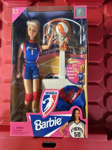 WNBA Basketball Barbie Doll Blonde Shoot and Pass Action 1998 | eBay
