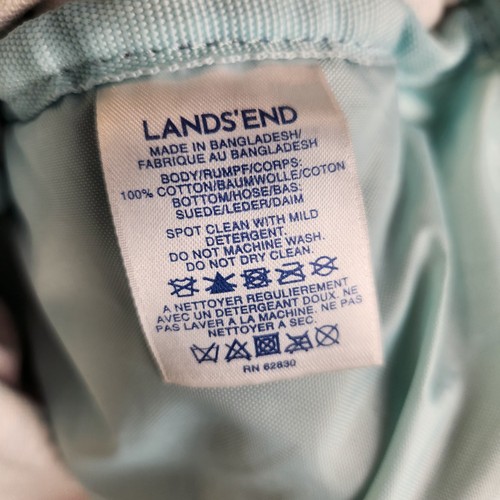 Lands End Backpack Boho Drawstring Aztec Print Southwest Waterproof ...