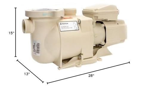 PENTAIR 348190 SUPERFLO HIGH PERFORMANCE POOL PUMP, 1.1 HORSEPOWER ...