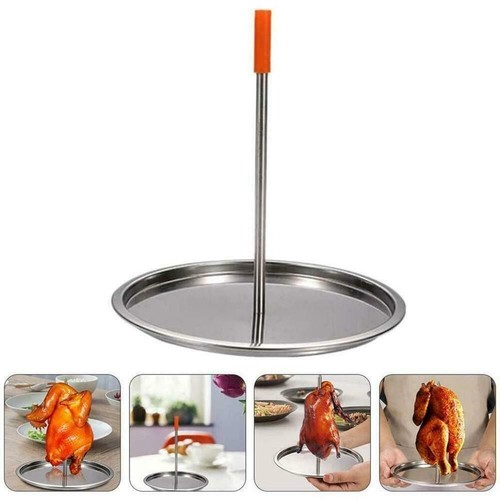 Chicken Rack Vertical Skewer Barbecue Barbecue Meat Rack Spike Poultry ...