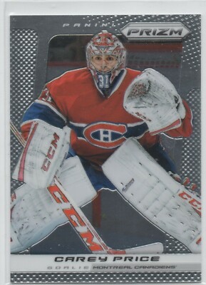 2013-14 Panini Prizm #41 Carey Price MONTREAL CANADIENS base card 85 | eBay