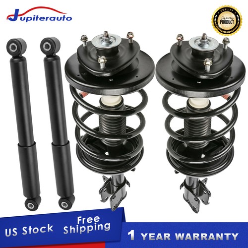 2X Front & 2X Rear Shock Struts Absorbers Assembly For 1999-2004 Honda ...