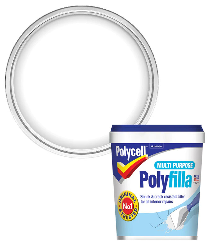 Polycell Wall Cracks Filler MultiPurpose Polyfilla Ready Mixed Tube or ...