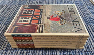 VENTURE: THE TRAVELER'S WORLD Hardbound MAGAZINE FIRST (6) 1964 1965 ...