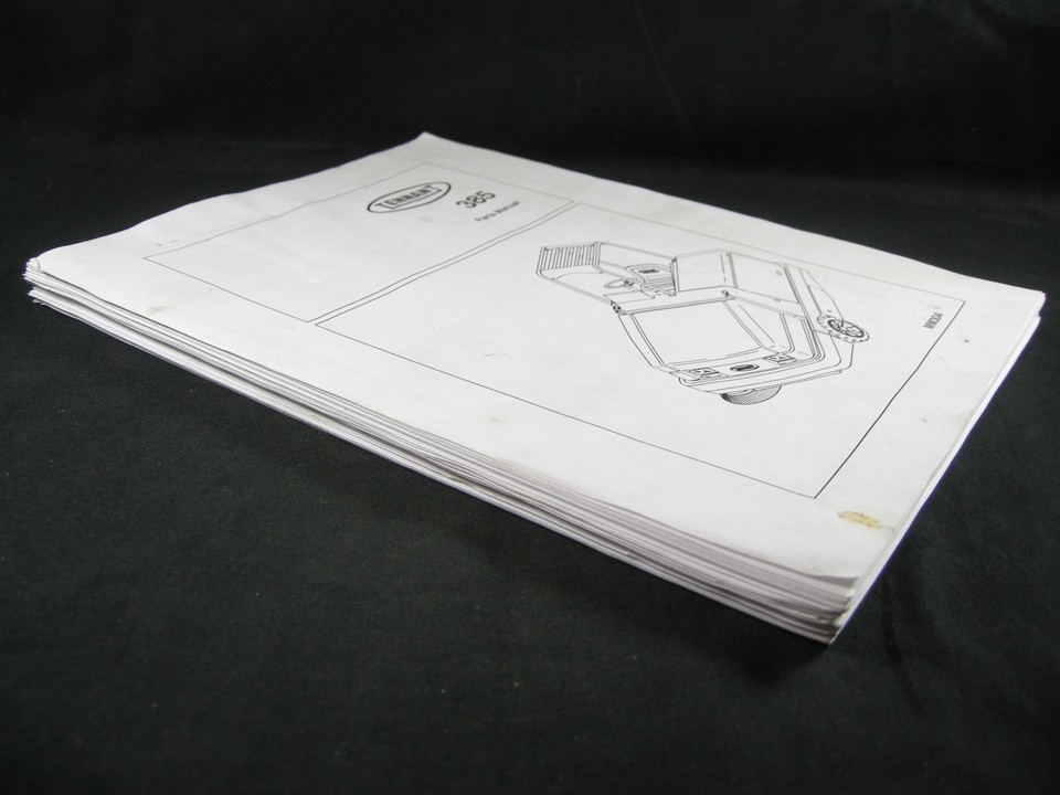 Tennant 385 Industrial Rider Floor Sweeper Parts Manual Book Catalog ...