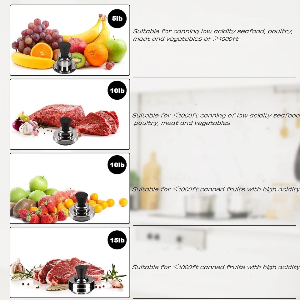 Pressure Regulator Weight 5-10-15Lbs Replacement for Presto Pressure ...