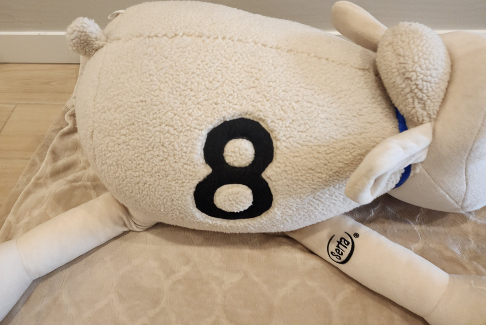Plush Serta Counting SHEEP STUFFED ANIMAL Lamb JUMBO Store Display 36 ...