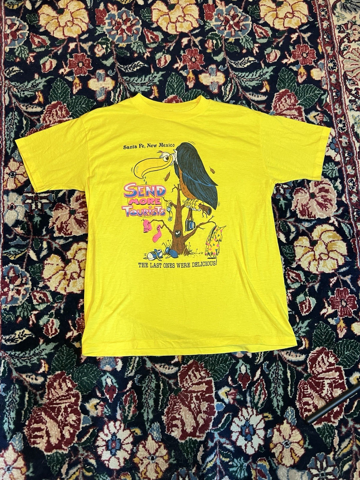 1970S/80S Santa Fe Tourist Puff Print T-Shirt Sz M/L - Gem
