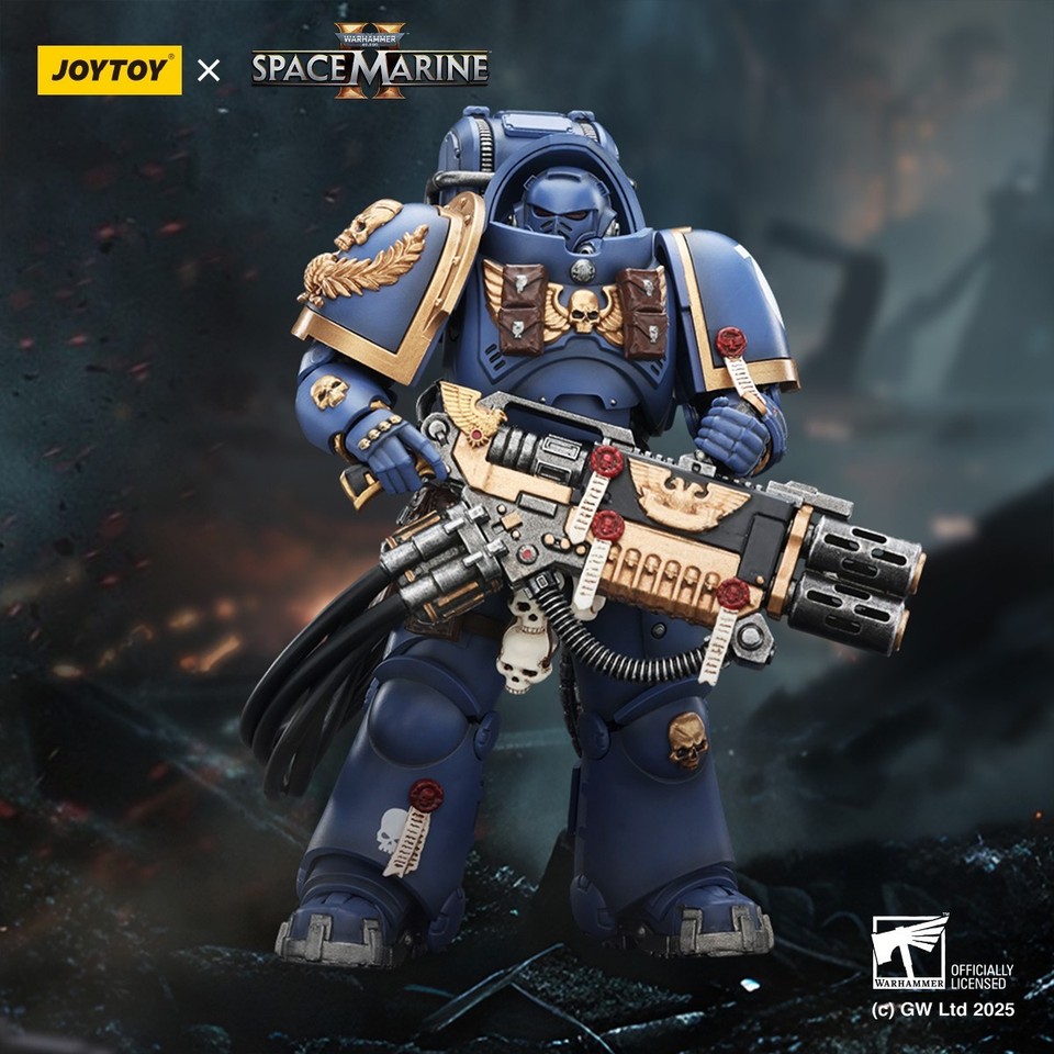 JOYTOY Warhammer 40K 1/18 Action Figures Ultramarines Heavy Relic ...