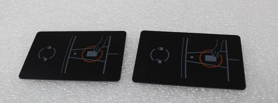 New SET OF 2 Genuine OEM TESLA Model S 3 X Y Cybertruck KEY CARD ...