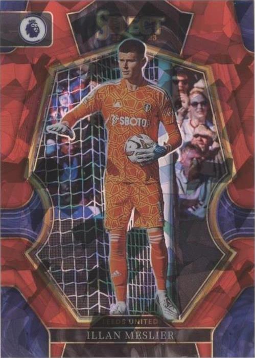 2022-23 Panini Select Premier League - Mezzanine Illan Meslier #124 Red ...