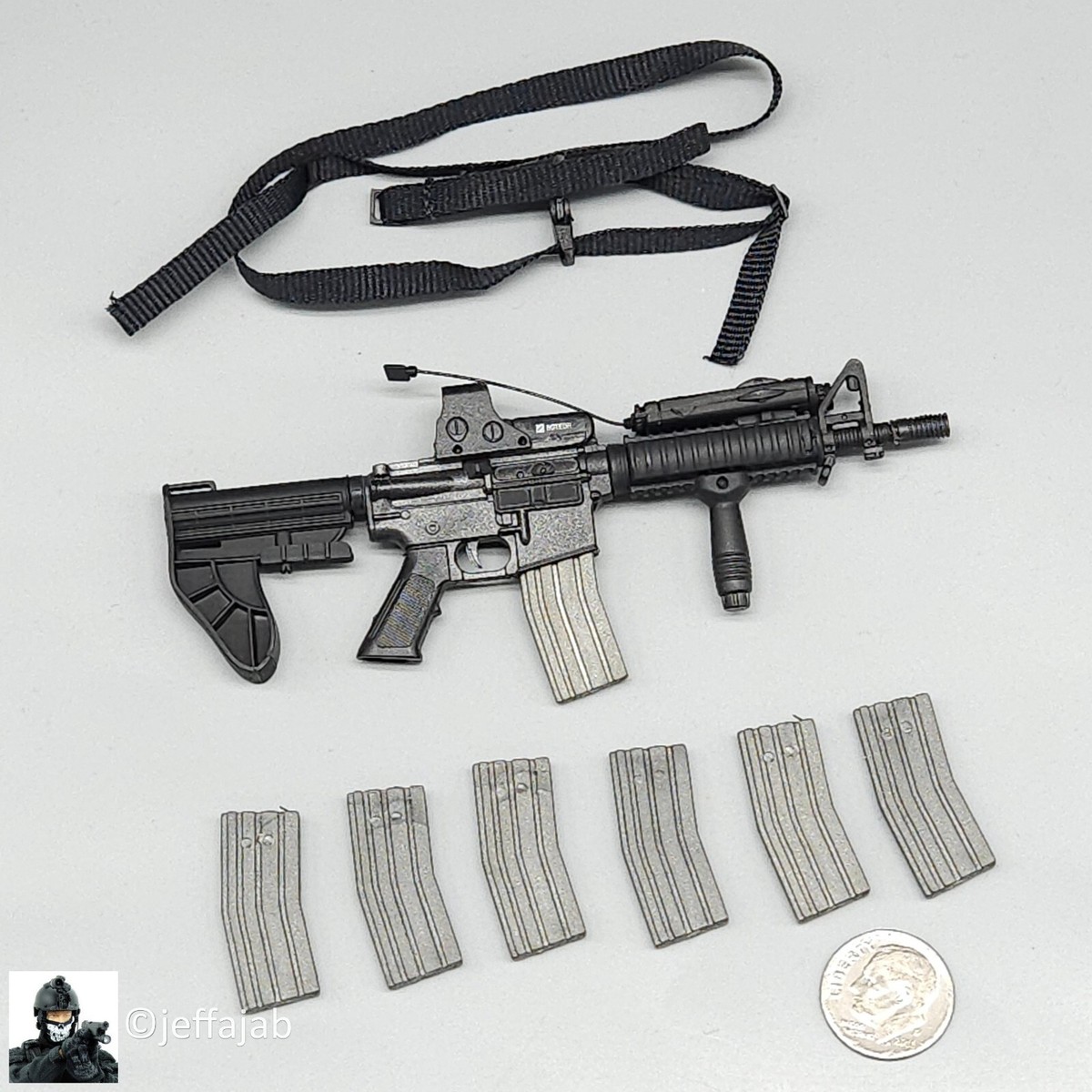 Navy Seal Rifle M4 WE Tech Navy SEAL Advanced Heavy Weight M4A1