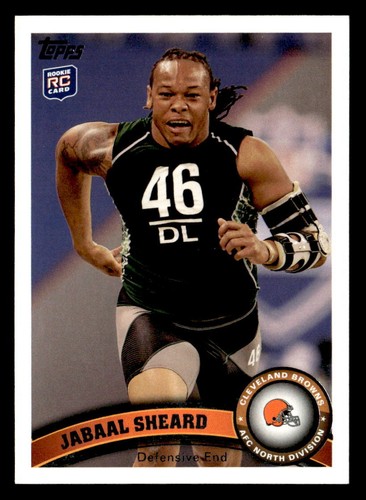 Jabaal Sheard 2011 Topps Rookie Card #367 Cleveland Browns | eBay