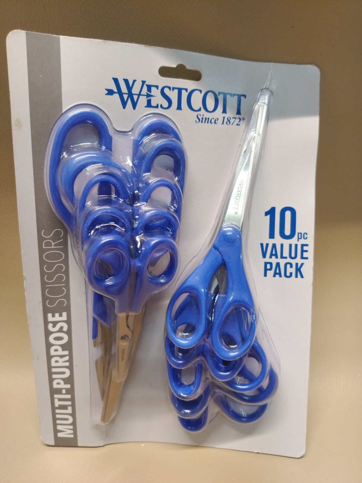 Wescott Jumbo Variety Set Of 10 Scissors Blue Color Craft, Office, Home ...