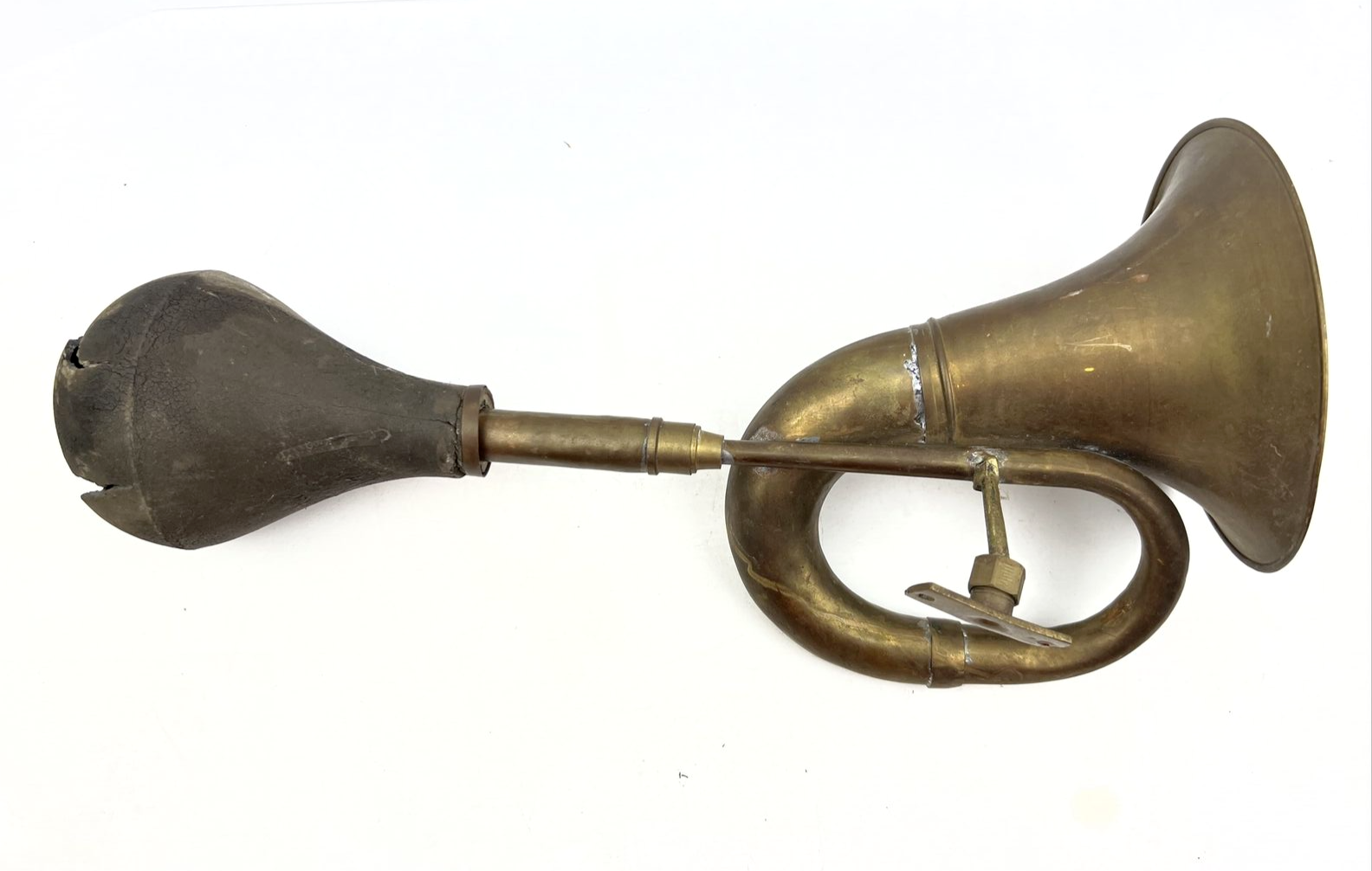 Rare Antique Brass Rubber Squeeze Bulb Horn Model T Buggy Auto Car | eBay