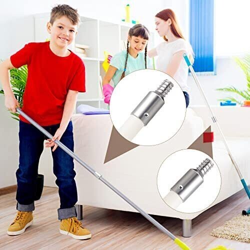 Ultra Threaded Tip Replacement Repair Kit Metal Broom Handle Adapter ...