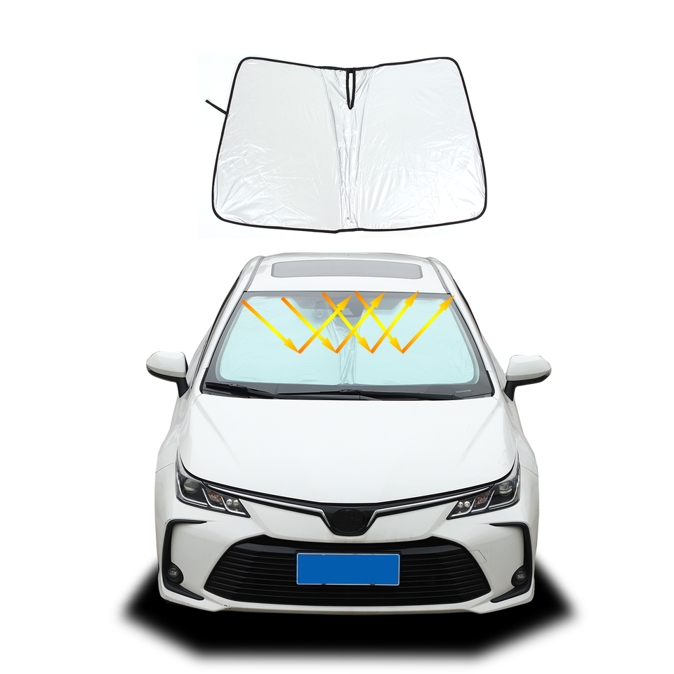 Foldable Car Sun Shade Windshield Window Sunshade Cover For Toyota ...