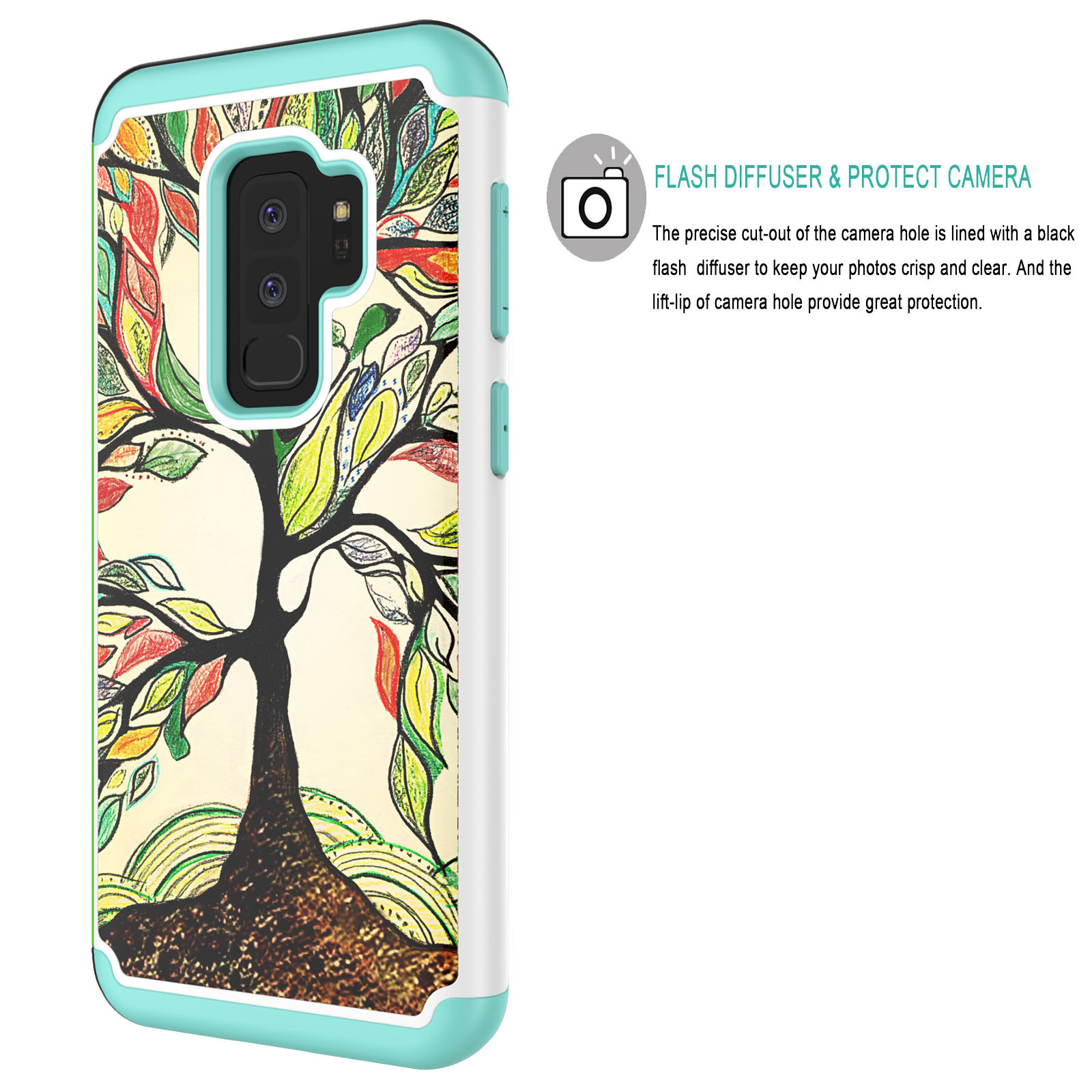 For Samsung Galaxy Note 10 Plus/S8/S9/S10 Phone Case Silicone Hybrid ...