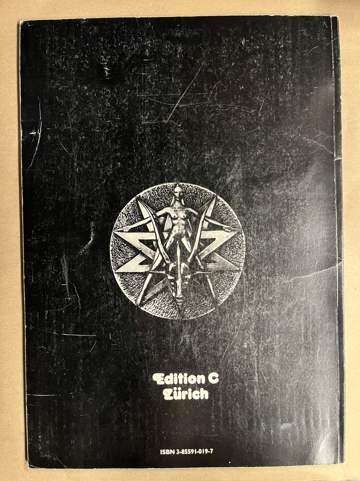 H.R Giger’s NECRONOMICON Edition C Rare Swiss Printing 1984 OVERSIZE ...