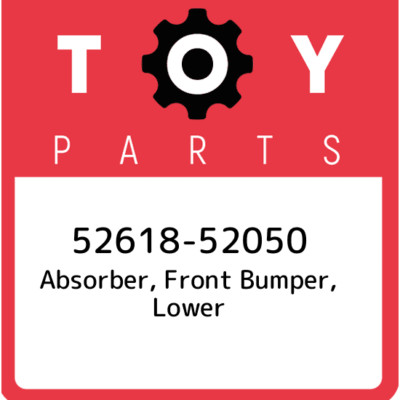 52618-52050 Toyota Absorber, front bumper, lower 5261852050, New ...