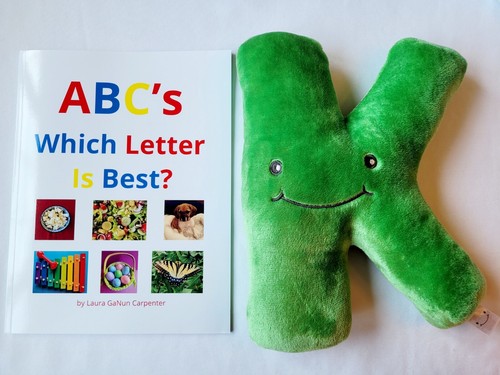 NEW ABC Book & Stuffed 11-inch Letter K - Alphapals Initial For Baby ...