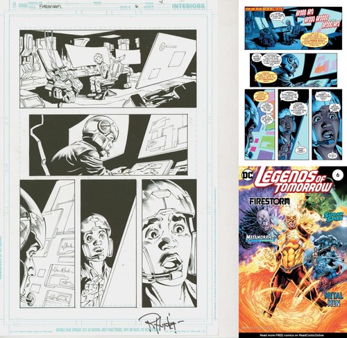 Gerry Conway Firestorm Legends of Tomorrow #6 Page #4 Original Art / DC ...