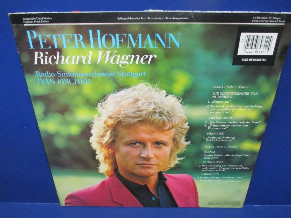 Peter Hofman Richard Wagner Radio-Sinfonieorchestra Stuttgart I.Fischer ...