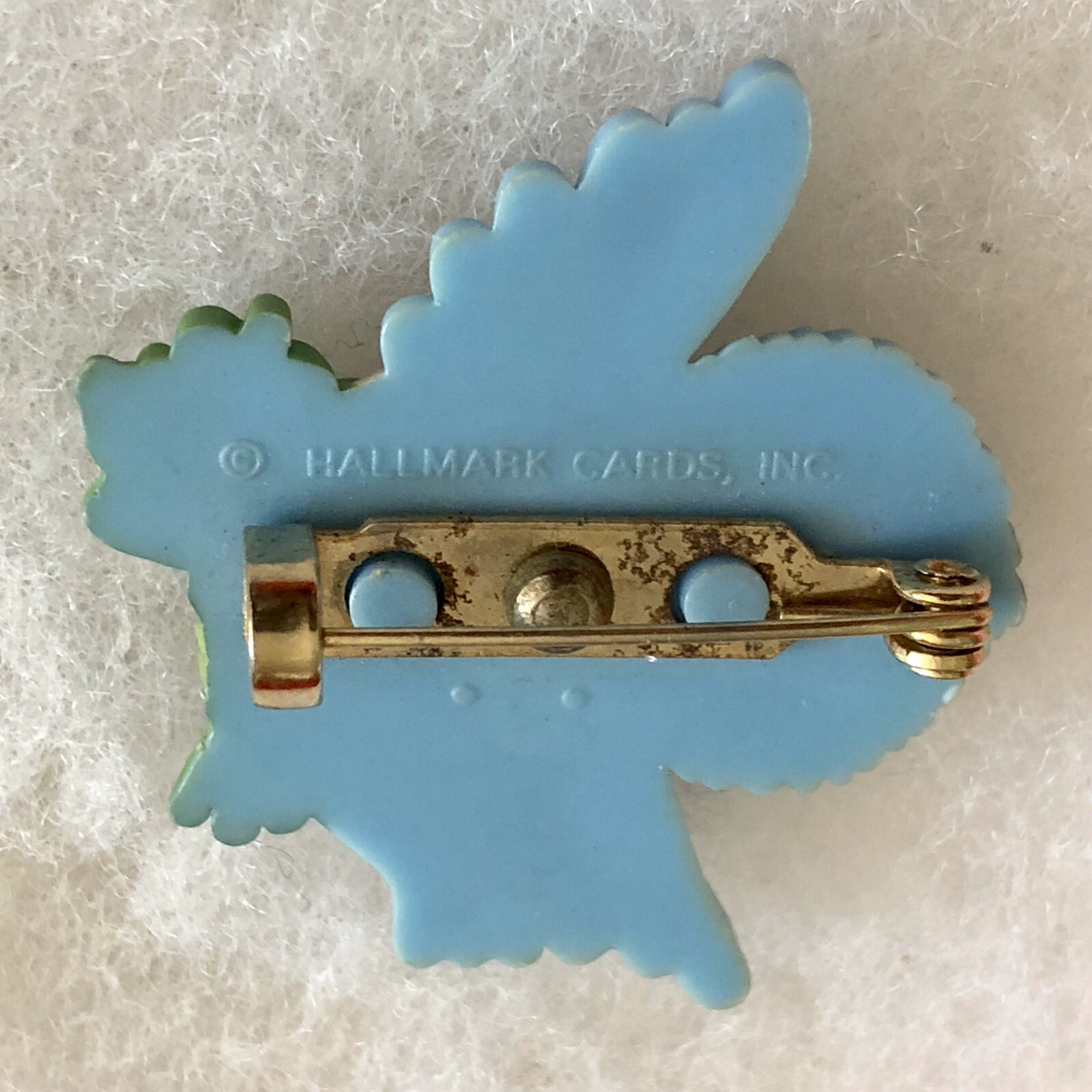 Vtg Hallmark Blue Bird Pin Happy Brooch Collectible Lapel Pin A639 | eBay