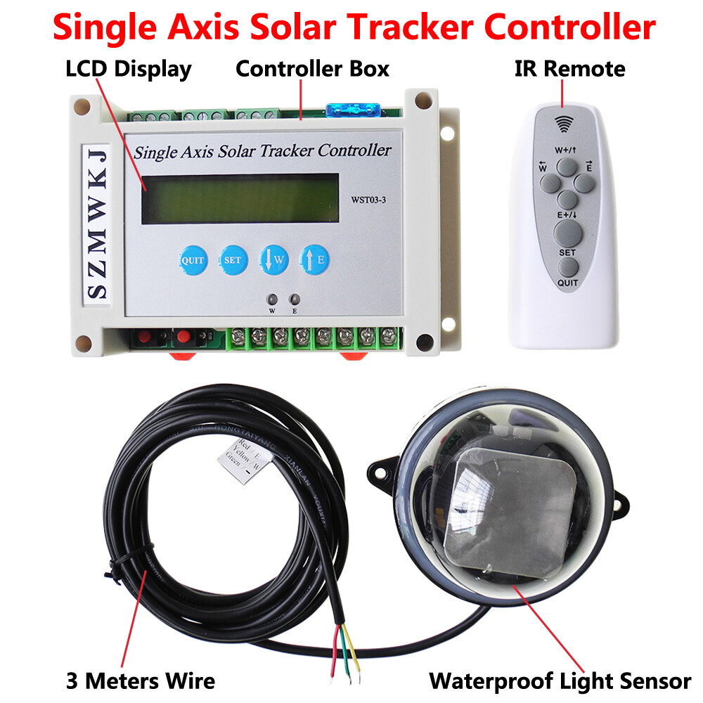 Electric Single Axis Solar Tracker Controller With Linear Actuator ...