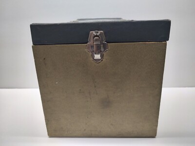 Vintage Capitol 45 RPM Record Case 730-1 - 8" x 8" 2 Tone Color 60s 70s ...