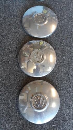 Set of 3 Original Hubcaps LATE VW Beetle 1968-1979 Bus 1971-79 10 inch ...