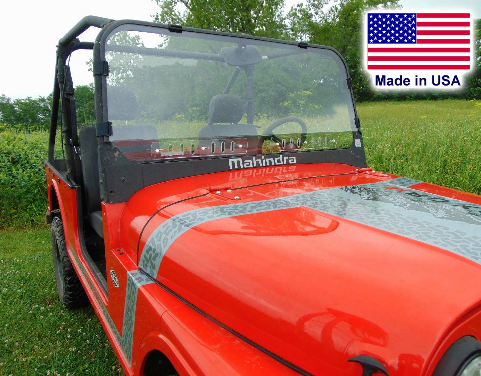 Mahindra Roxor ENCLOSURE - VENTED Hard Windshield, Roof, Doors, Rear ...